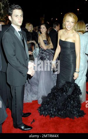 Blake Lively and Penn Bradley attend the Superheroes FAshion and ...