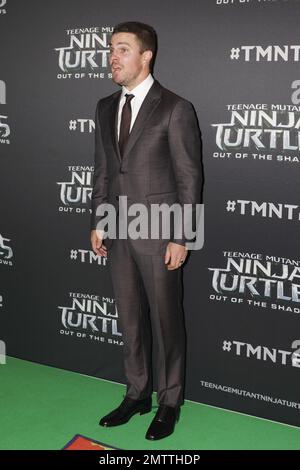 Stephen Amell at the Australian Premiere of 'Teenage Mutant Ninja ...