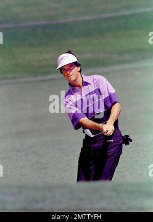 Larry Mize of Columbus, Ga., is winner of the 1987 Masters title at the ...