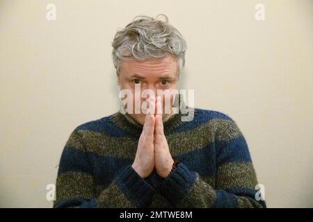 Cologne, Deutschland. 01st Feb, 2023. Actor Daniel AICHINGER plays the ...