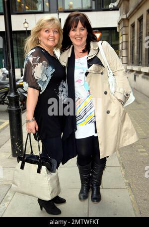 Coleen and Linda Nolan of The Nolans, an Irish all-female band ...