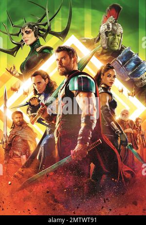 Taika Waititi, Tom Hiddleston, Cate Blanchett, Mark Ruffalo, Chris ...