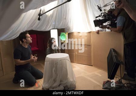 PAUL RUDD, ABBY RYDER FORTSON, ANT-MAN, 2015 Stock Photo - Alamy
