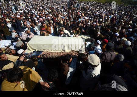 kohat, Khyber Pakhtunkhwa, Pakistan: January 30, 2023, People attend ...