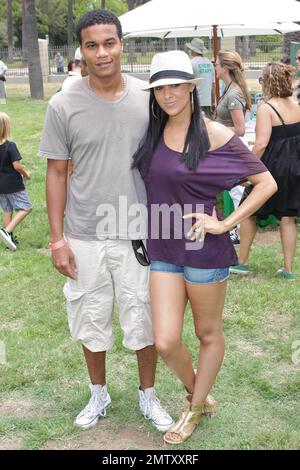 Cory Hardrict and Tia Mowry arrive to Wadsworth Great Lawn for the ...