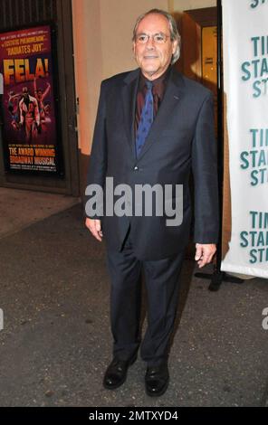 Robert Klein arrives at Cort Theatre on Broadway for opening night of ...