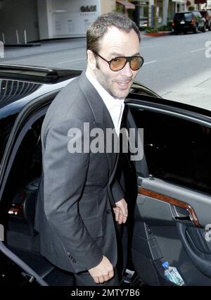 Tom Ford has lunch at Mr. Chow's in Beverly Hills, CA. 4/2/08 Stock ...