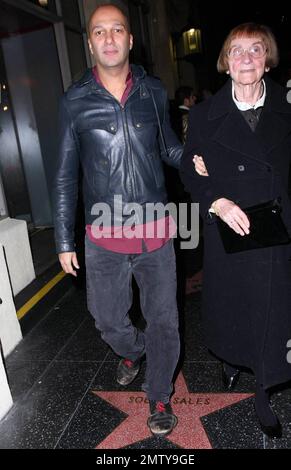 EXCLUSIVE!! Tom Morello escorts his mother Mary Morello to the first ...