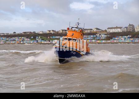 Harwich RNLI Severn class ALB lifeboat 1703 Stock Photo - Alamy