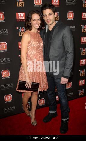 Actress Amy Acker arriving at TV Guide Magazine's Annual Hot List Party ...