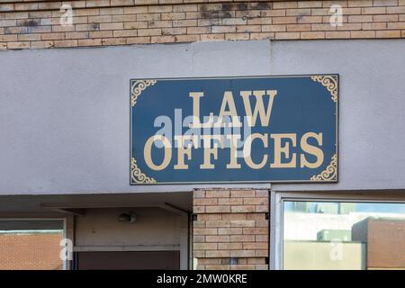 MONROE, NC, USA-28 JAN 2023: Monroe Science Center, colorful building ...