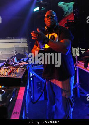 Carl Cox performs live during day two of Ultra Music Festival 2011 held ...