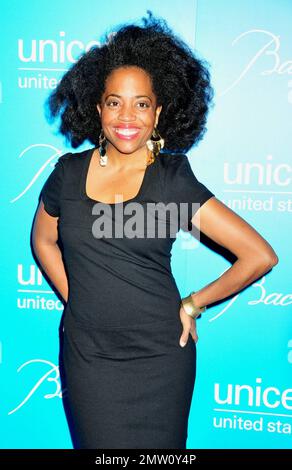 Rhonda Ross poses on the blue carpet at the 7th annual UNICEF Snowflake ...