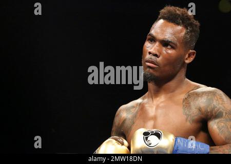 Jermell Charlo is seen before his fight against Charles Hatley for the ...