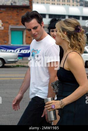 EXCLUSIVE!! Alicia Silverstone and Justin Ritter chat between takes on ...