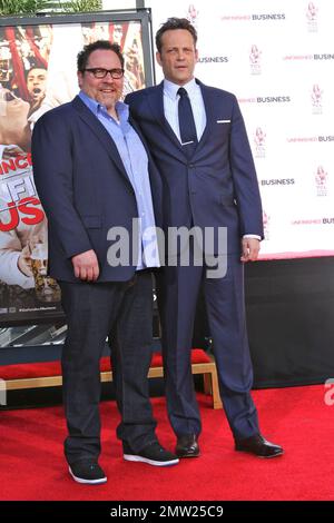 Vince Vaugh and Jon Favreau at the Vince Vaughn Star Ceremony on the ...