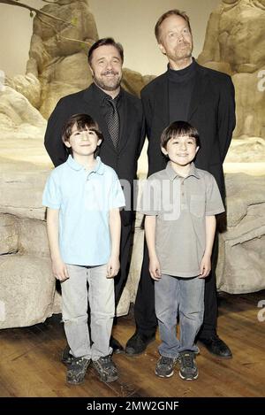 Nathan Lane, Bill Irwin, Matthew Schechter and Cameron Clifford the ...