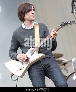 Weezer perform live at Sonisphere in Knebworth, UK. 7/9/11 Stock Photo ...