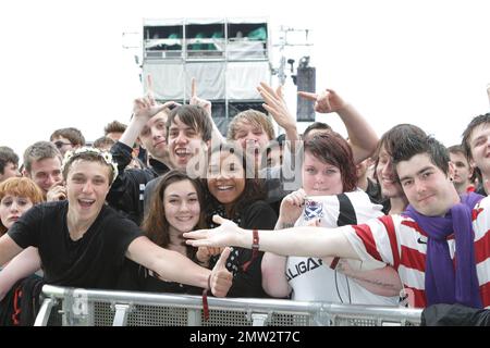 Weezer perform live at Sonisphere in Knebworth, UK. 7/9/11 Stock Photo ...