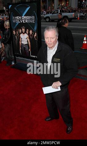 John Voight attends the film premiere of 20th Century Fox X-MEN ORIGINS ...