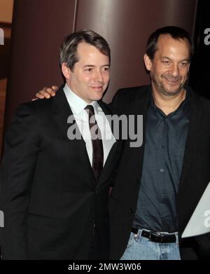 Matthew Broderick and Writer/Director Josh Goldin pose on the carpet at ...
