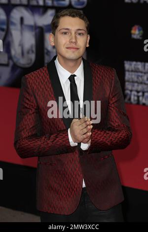 Chris Cab at The World Music Awards, Monaco, 27th May 2014 Stock Photo ...
