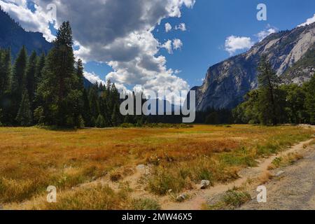 General views of Yosemite National Park in California. Pictures taken ...