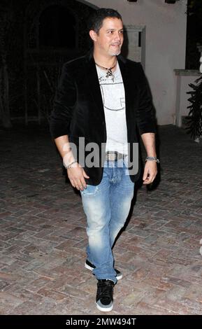 Spanish singer-songwriter Alejandro Sanz poses for a portrait during an ...