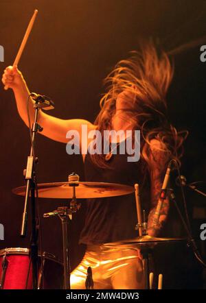 Zodiac Mindwarp and the Love Reaction perform live at Alice Cooper's ...