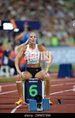 Ivona Dadic participating in the 200 meters of the European Athletics ...