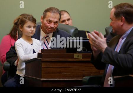 Sen. Dominick Ruggerio is sworn in as President of the Rhode Island ...