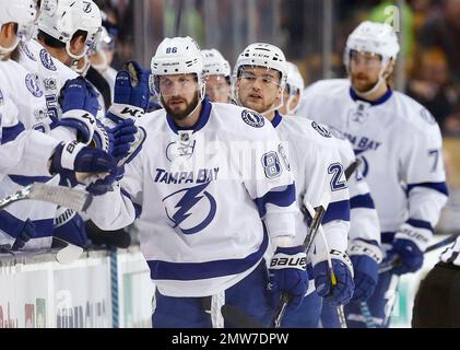 Tampa Bay Lightning's Nikita Kucherov of Russia in action during the ...