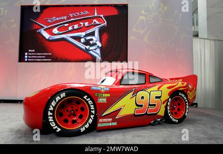 Pixar character Lightning McQueen from the film Cars in a Pixar ...