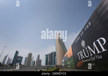Giant Emirates billboard at Dubai International Airport, United Arab ...