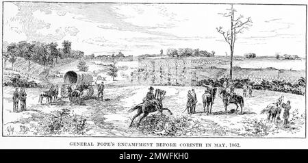 Confederate Camp at Corinth Stock Photo - Alamy