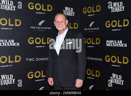 Writer Patrick Massett attends the world premiere of "Gold" at AMC ...