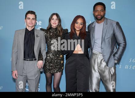 SOMEBODY I USED TO KNOW, from left: Jay Ellis, Alison Brie, 2023 ...
