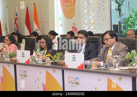 Chennai, India, 01/02/2023, G20 Summit 2023 Day 2 held in Chennai, “The ...