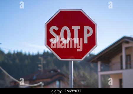 SOTP . Error in the stop signal. Human error distraction. You had one ...