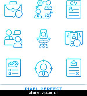 Onboarding pixel perfect gradient linear vector icon Stock Vector Image & Art - Alamy