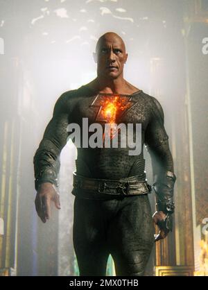 BLACK ADAM, Dwayne Johnson as Black Adam, 2022. © Warner Bros ...