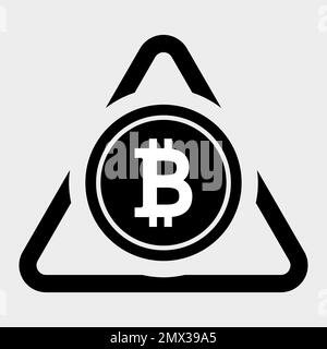 Bitcoin Icon Symbol Sign Isolate on White Background,Vector ...