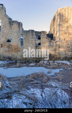 Europe, Luxembourg, Koerich, The Grevenschlass (Koerich Castle) in ...