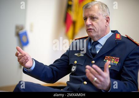 Koblenz, Germany. 02nd Feb, 2023. Major General Markus Kurczyk ...