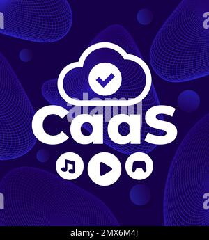 CaaS icon, content as a service vector Stock Vector Image & Art - Alamy