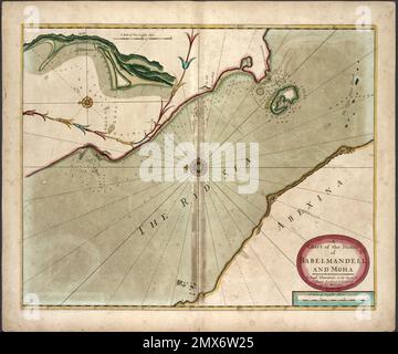 A chart of the straits of BABELMANDELL and MOHA 1702 - 1707 ...