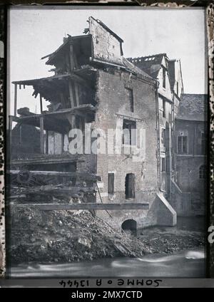 Ham, Somme, France , 1917 - Devastated regions, Somme, Oise, Aisne ...