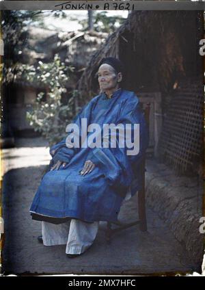 Tonkin, Indochina A scholar at a village festival, Clothing, HD, Human ...