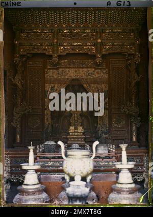 Tchoufou, China Kongmiao ("Temple of Confucius") , 1913 - China ...