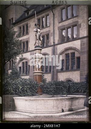 Basel, Switzerland The Sevogel Fountain, Personality, Art, Habitat ...